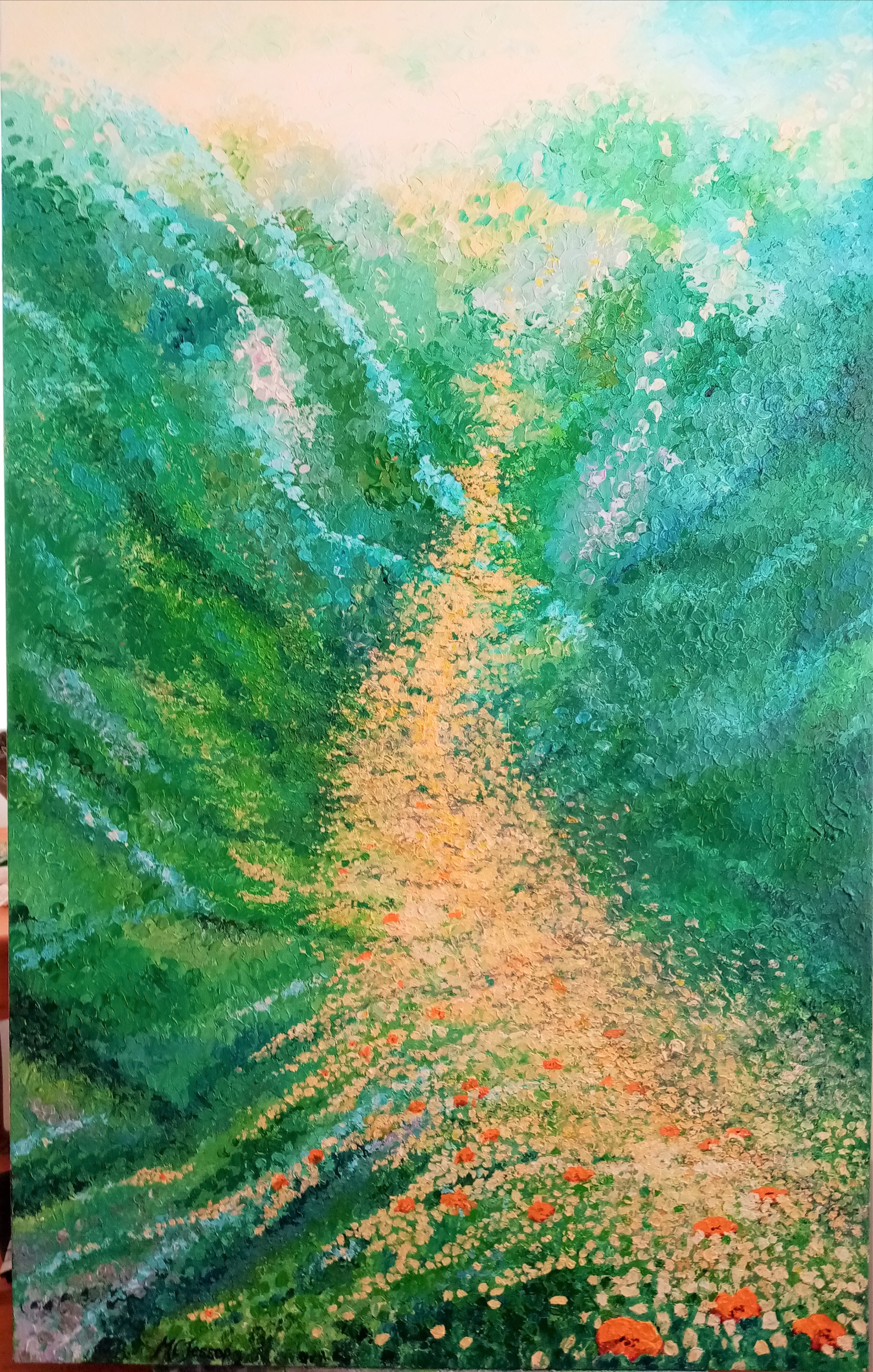 Summer Cascade – Marilyn Jessop, 'Top of the South' Artist, NZ