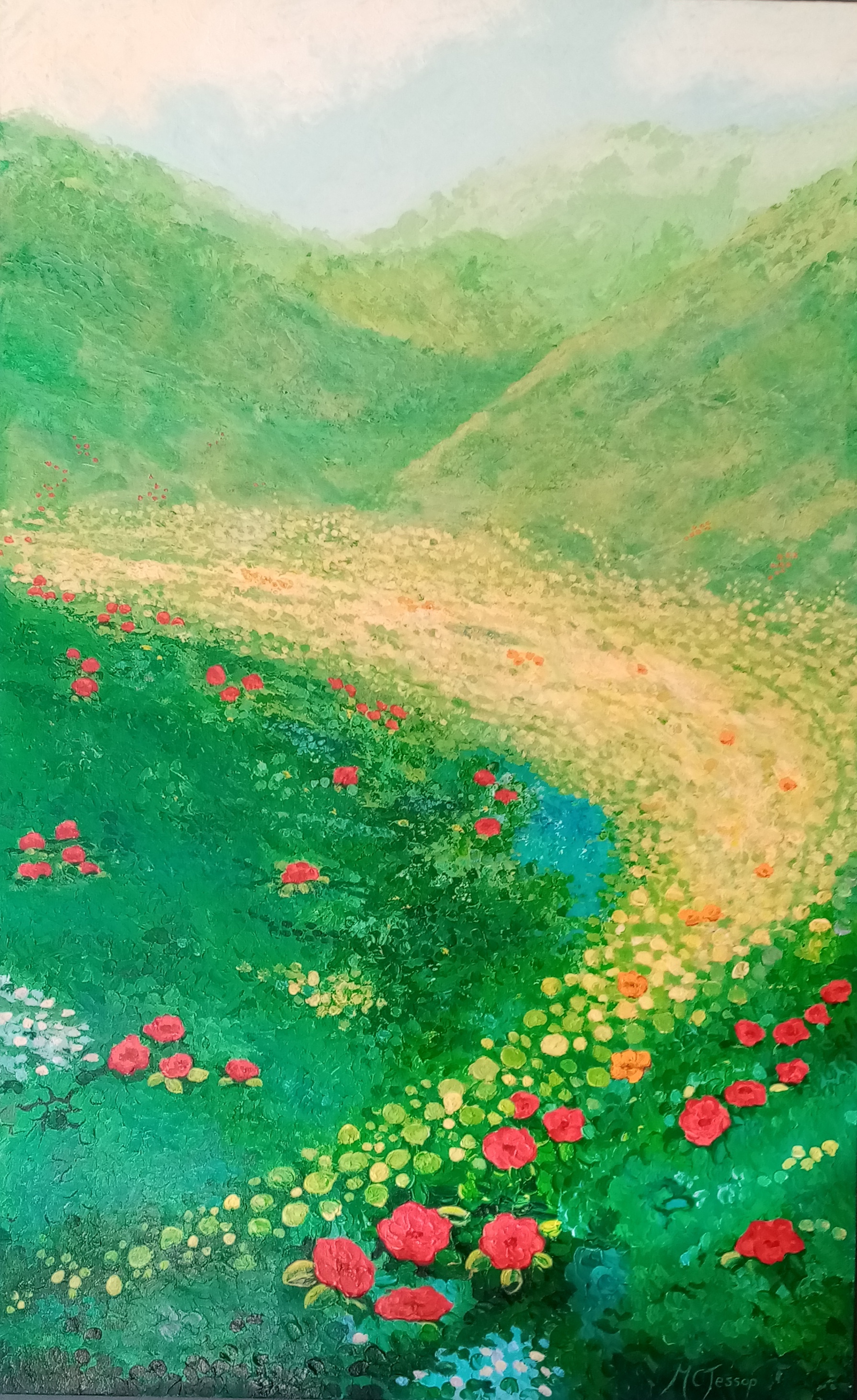 Valley of Gold – Marilyn Jessop, 'Top of the South' Artist, NZ